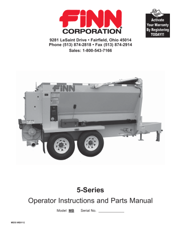 Finn 5 Series MB MB50 Owner's Manual | Manualzz