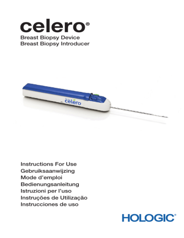 Hologic Celero Breast Biopsy Device Instructions for use | Manualzz