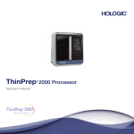 Hologic ThinPrep 5000 Operator's Manual | PDF & AI Chat | Manualzz