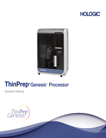 Hologic ThinPrep Genesis Processor Owner's Manual | Manualzz