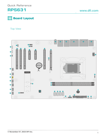 Dfi RPS631 / Quick Reference | Manualzz