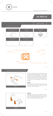 EKWB EK-RES X3 400 Installation Manual | Manualzz