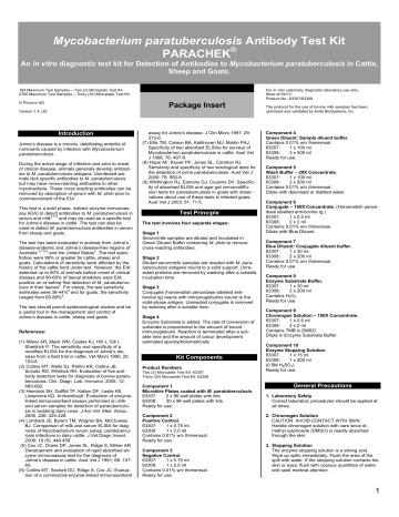 Thermo Fisher Scientific Mycobacterium paratuberculosis Antibody Test ...