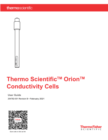 Thermo Fisher Scientific Orion Conductivity Cells User Guide | Manualzz