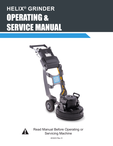 Grinder Safety Guidelines. National Flooring Equipment Helix | Manualzz