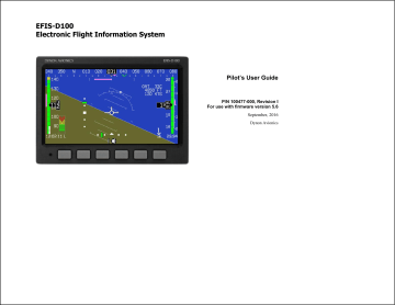 Dynon EFIS-D100 Pilot's User Guide - Download PDF | Manualzz