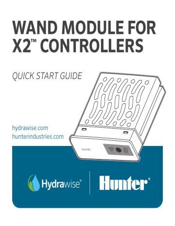 Hunter RC-103 Wand Module X2 Controller User Guide | Manualzz