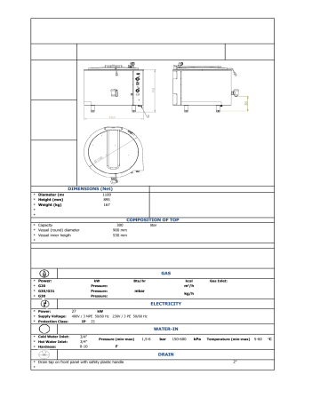 GGM Gastro KKEOZ300 Electric kettle Exploded View | Manualzz