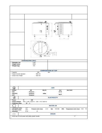 GGM Gastro KKEOZ400 Electric kettle Exploded View | Manualzz