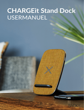 SACKit CHARGEit Stand Dock Wireless Charger User Manual | Manualzz