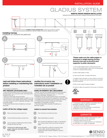 Luminii Gladius System Install Guide | Manualzz