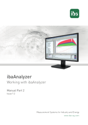 IBA ibaAnalyzer - Owner's manual