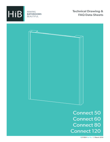 HiB Connect USB Charging Bathroom Mirror Technical Data | Manualzz
