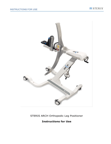 Steris Arch Orthopedic Leg Positioner Instructions for Use | Manualzz