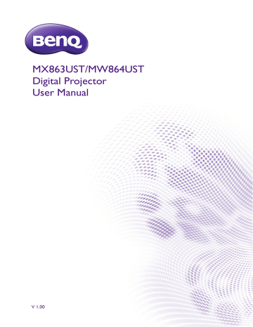 BenQ MW864UST User Manual - Read, Download or Ask | Manualzz