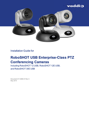 RoboSHOT 12 USB Installation Manual - VADDIO 999-9920-000 | Manualzz