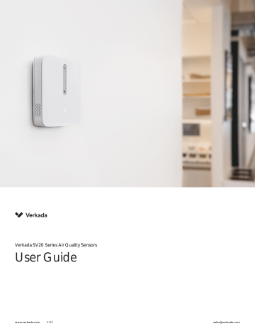 Verkada Air Quality Sensor User Guide | Monitoring Environmental ...