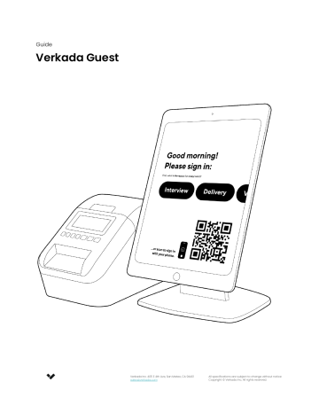 Verkada Guest Setup Guide | Manualzz
