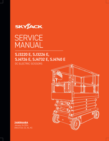 Skyjack SJ4740 E Service Manual | Manualzz