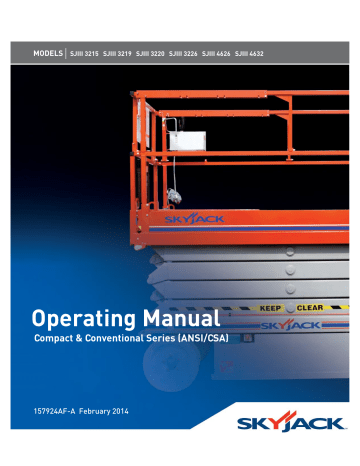 Skyjack SJIII 4632 Operating Manual - Read Online or Download | Manualzz