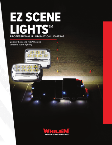 Whelen EZ Scene Light Brochure Installation Guide | Manualzz