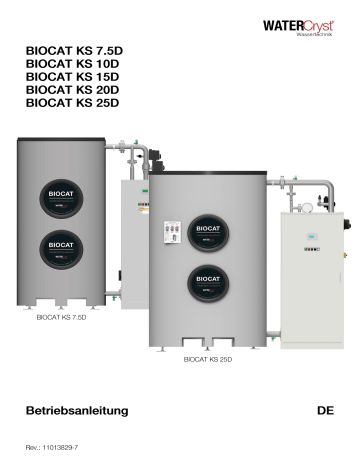 GF BIOCAT KS 7.5D - KS 25D Owner's Manual | Manualzz