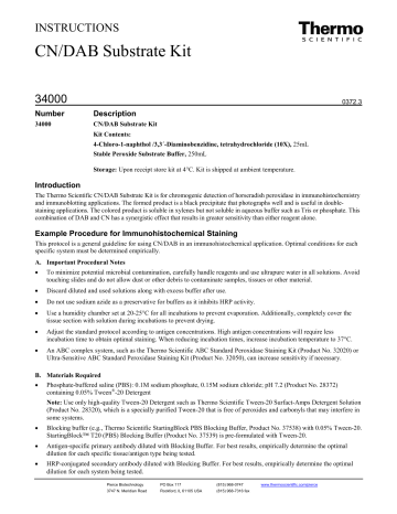 Thermo Fisher Scientific CN/DAB Substrate Kit User Guide | Manualzz
