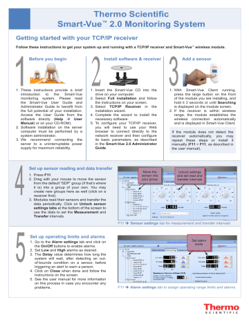 Thermo Fisher Scientific Smart-Vue 2.0 Quick Start Guide | Manualzz