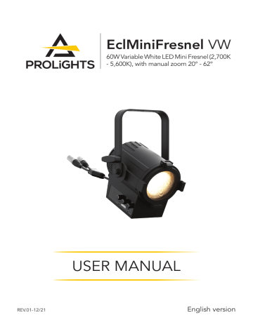 ProLights EclMiniFresnel VW User Manual - Download & View Online | Manualzz