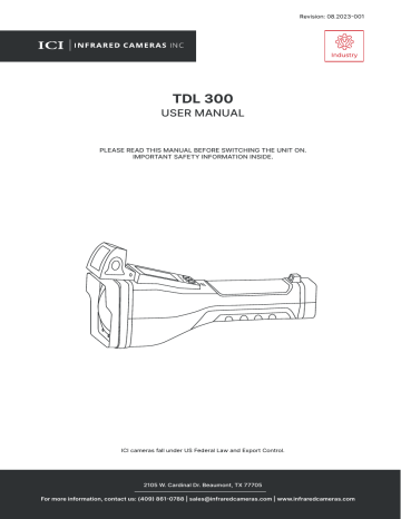 ICI TDL 300 Handheld Gas Detector User Manual | Manualzz