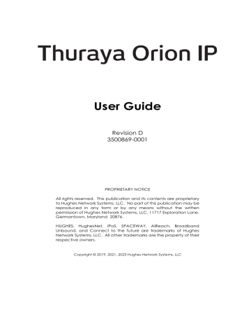 Thuraya ORION IP User Guide | Manualzz