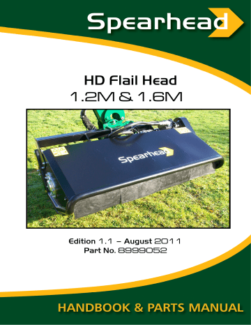 Spearhead HD Flail Head Attachment Operators & Parts Manual | Manualzz