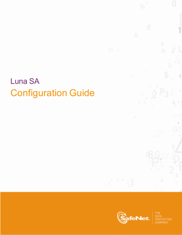 SafeNet Luna SA Configuration Guide | Manualzz