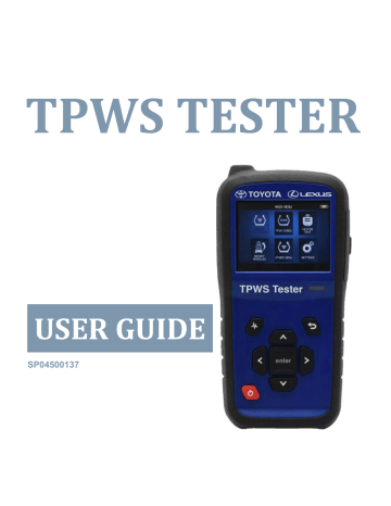 OTC TPWS TESTER User Manual - Online & Download | Manualzz