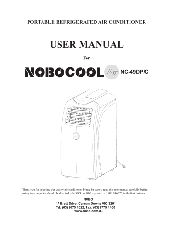 NOBOCOOL NC-49DC User Manual - Read or Download PDF | Manualzz