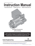 Kato Engineering AC Generator Instruction Manual | Manualzz