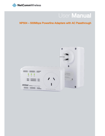 Netcomm POWERLINE NP504 User Manual - Download PDF, Read Online | Manualzz