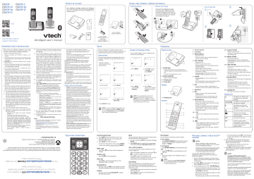 VTech CS6719-27 Cordless Phone User's Manual - Download or Read Online ...