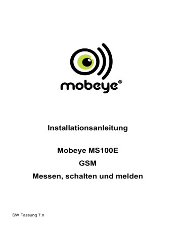 Mobeye MS100E Bedienungsanleitung - Installieren, Konfigurieren und Verwenden | Manualzz