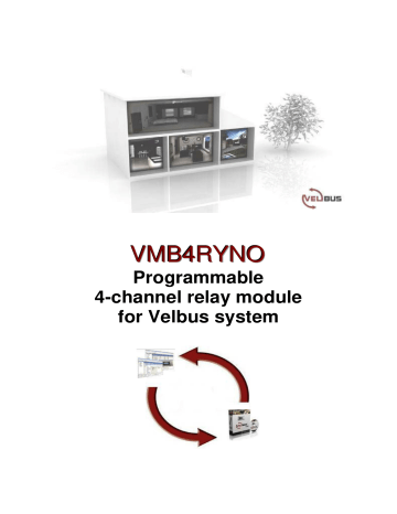 Velbus VMB4RYNO 4-channel Relay Module User Manual | Manualzz