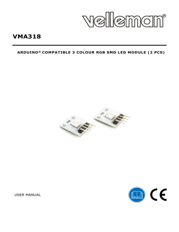 WPM318 RGB SMD LED Module User Manual - WHADDA | Manualzz