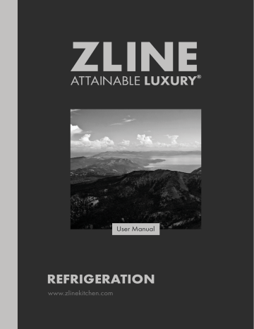 ZLINE RFM-W COUNTER-DEPTH REFRIGERATION User Manual | Manualzz