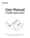 clabel CT221B Label Printer Installation Guide | Manualzz