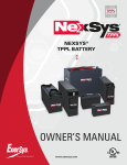 NexSys NIP1/NIP3 Battery Charger Owner's Manual: AI Chat & PDF Download | Manualzz
