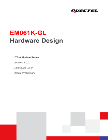 Quectel EM061K-GL LTE-A Module Manual | Manualzz