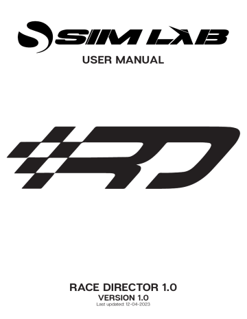 SIM-LAB Race Director Software User Manual | Manualzz