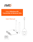 Aimibo RX/TX Kit Wireless HDMI Manual | AI Chat & PDF Download | Manualzz