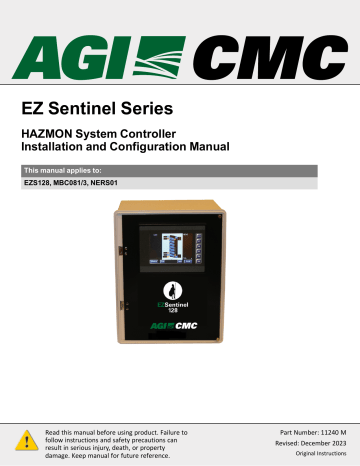 AGI EZ Sentinel HAZMON User Manual | Manualzz
