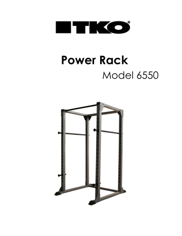 TKO 6550 Power Rack Instructions Manual | Manualzz