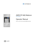 Steris Amsco Drying Cabinets Manual: Instructions for Use | Manualzz